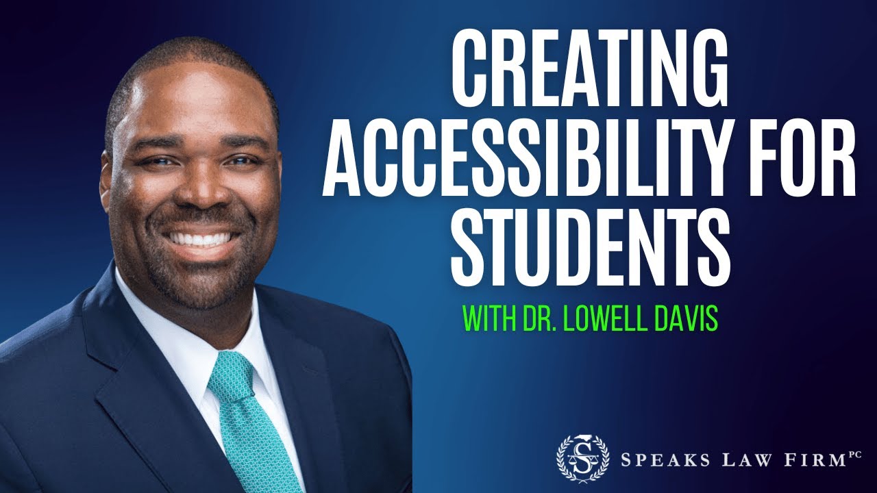 Educational Programs for Students with Disabilities with Dr. Lowell ...