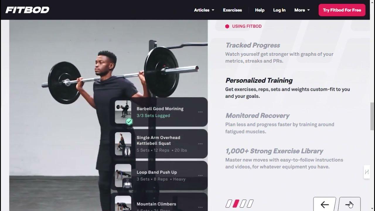 Transform Your Fitness Journey with Fitbod: The Ultimate Workout App🤖 ...