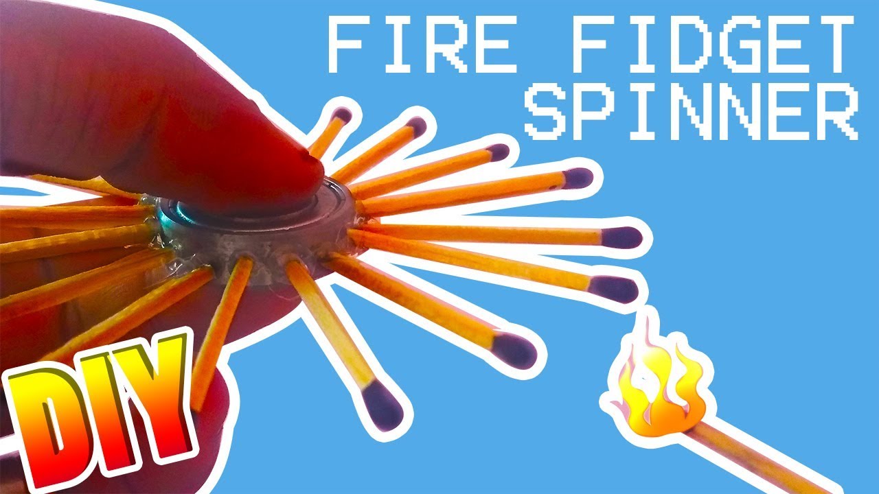 DIY FireStick / MatchStick Fidget Spinner !!! Lets Burn it !!! - YouTube