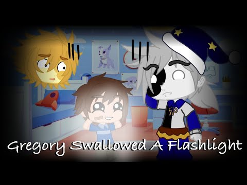 Gregory Swallowed A Flashlight (Gacha Club) (Security Breach) - YouTube