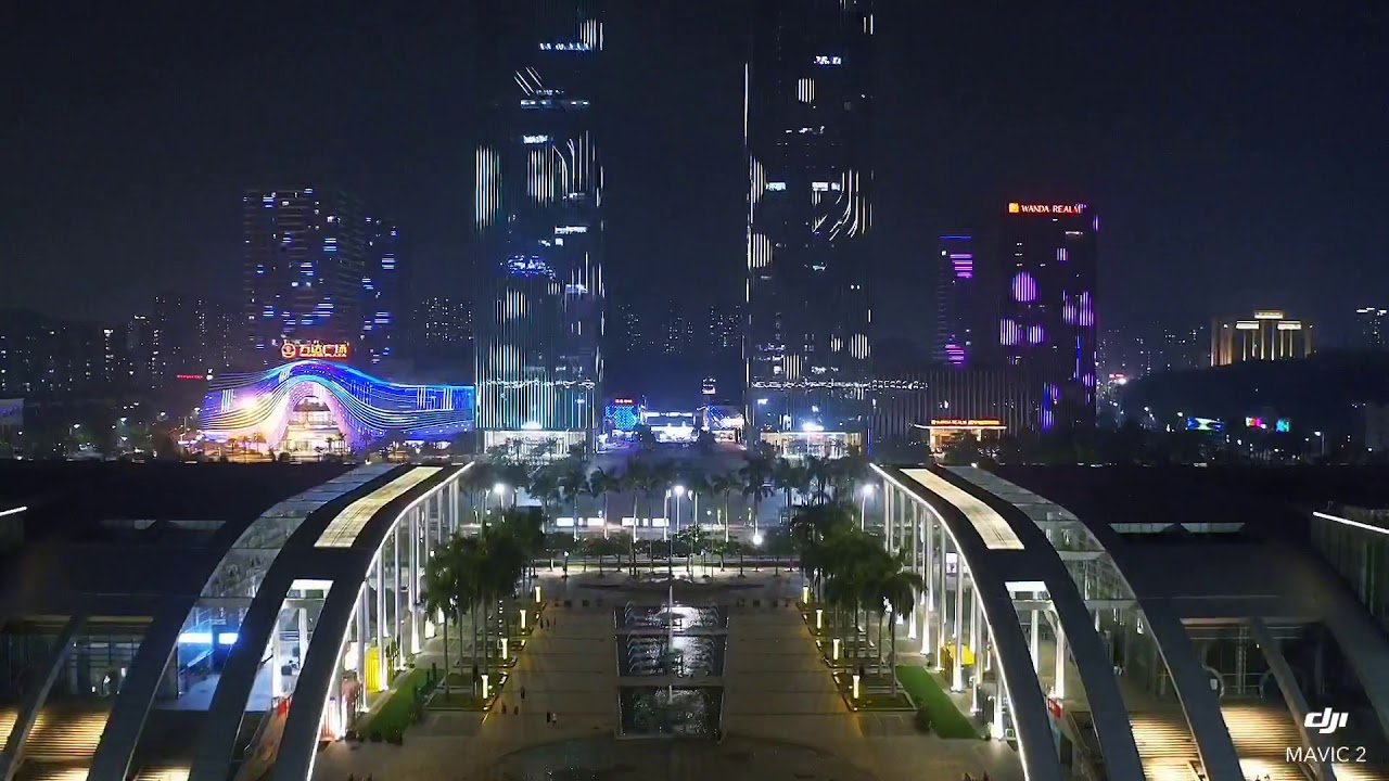 Night view of Jiangmen, Guangdong - YouTube