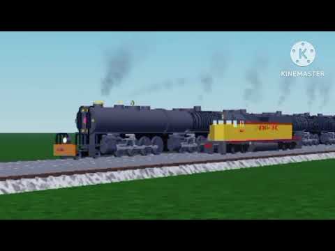 Dragon's loco drag race: Yonitale railway Strong boy VS Union pacific SD40