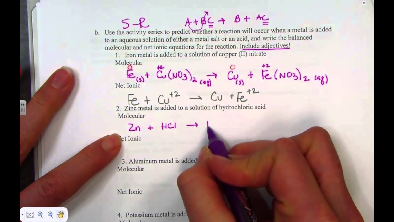 Single Replacement Redox Reactions YouTube single-replacement-redox-reactions-youtube