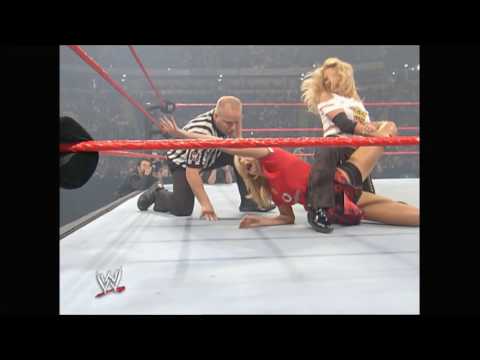 Stacy Keibler vs. Trish Stratus For the Women's Championship - 10/11/04
