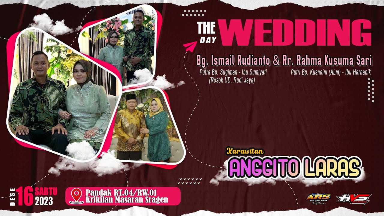 Live Stream Wedding Ismail & Rahma | Karawitan ANGGITO LARAS | ARS ...
