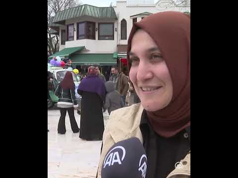 Ramazan karşılama etkinliğinde çocuklar sevindirildi