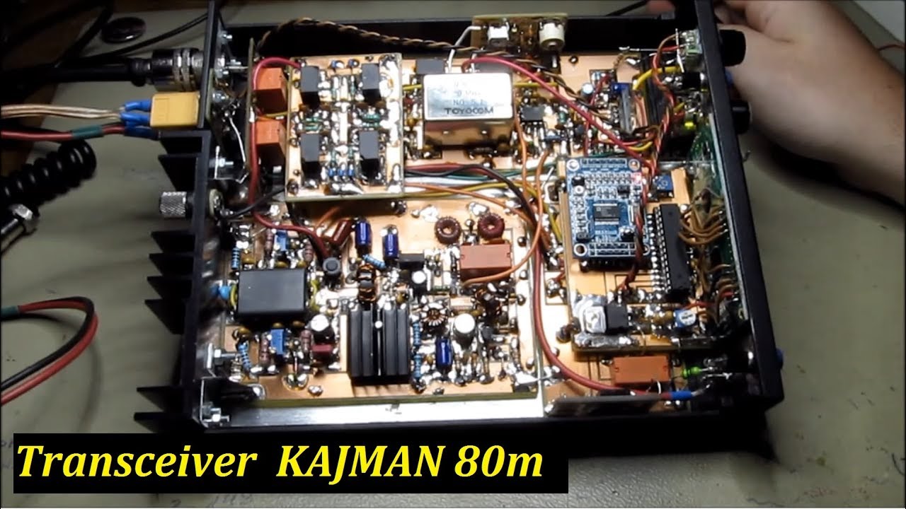Transceiver KAJMAN 80m "Sprawdzenie" - YouTube