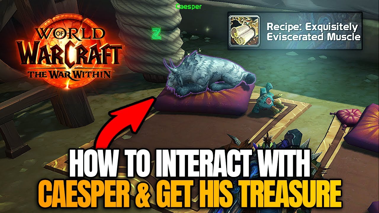 How to interact with Caesper and get his Treasure - World of Warcraft ...