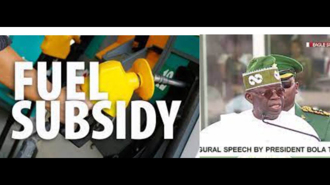Inaguration Speach Fuel subsidy is gone," Nigeria's president Bola Tinubu declares. - YouTube