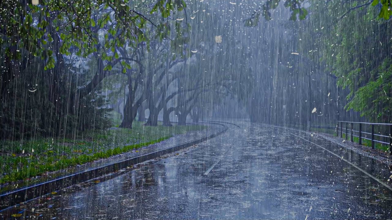 Sonno curativo entro 5 minuti con forti Piogge,forte vento e Tuoni ...