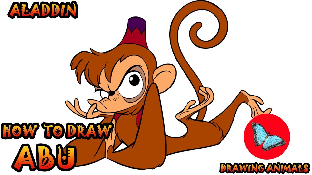 Disney Aladdin Monkey Drawings