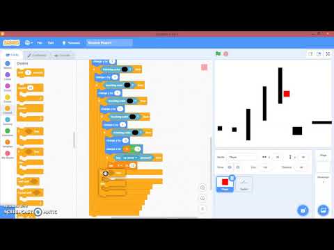 Scratch 3.0 Tutorial: How to Make a Scrolling Platformer Game Under 14 minutes!