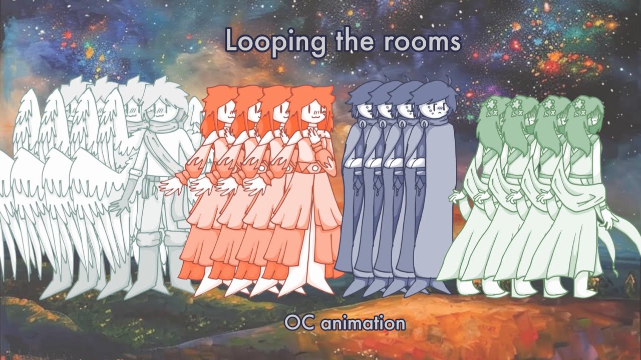 Looping the Rooms - rusino | OC animation | - YouTube