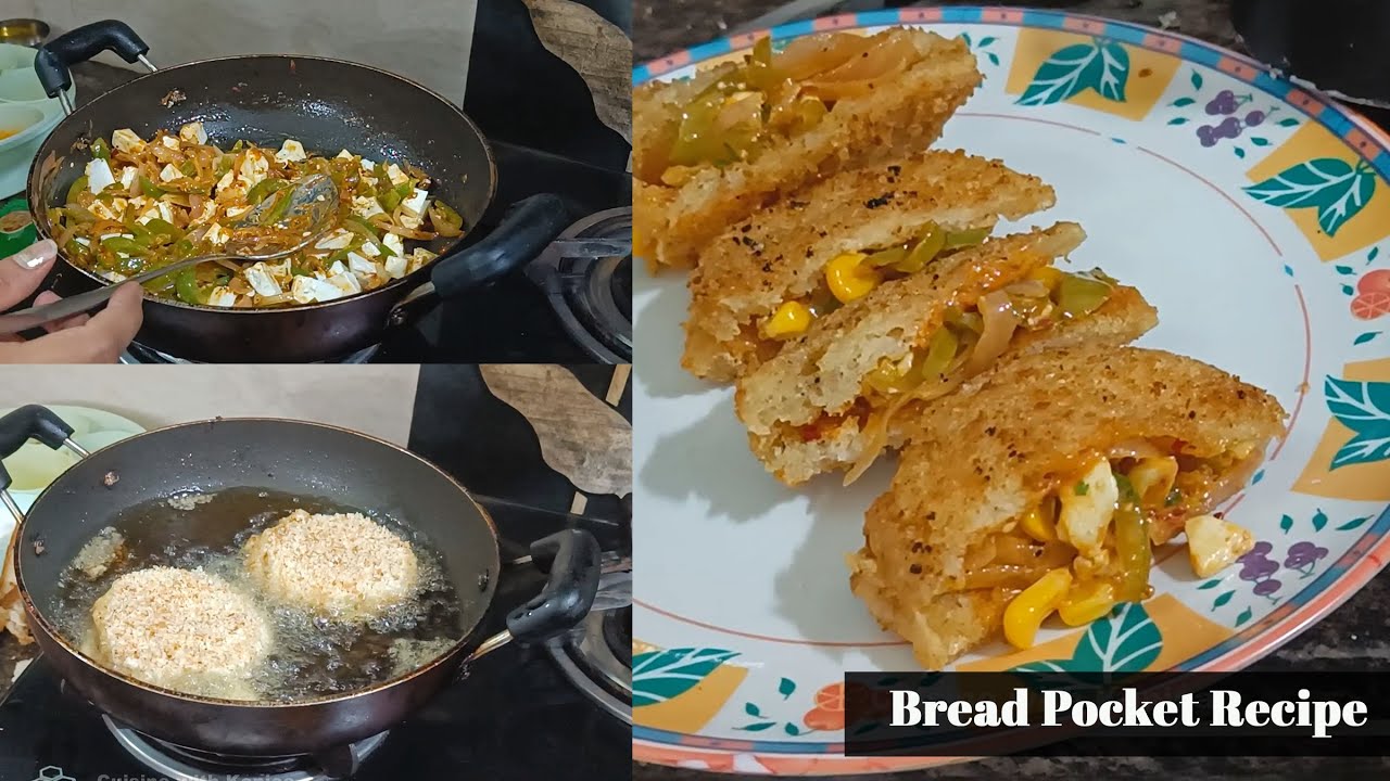 Bread sa banne vala snack | Bread Pockets | Cuisine with Konica - YouTube