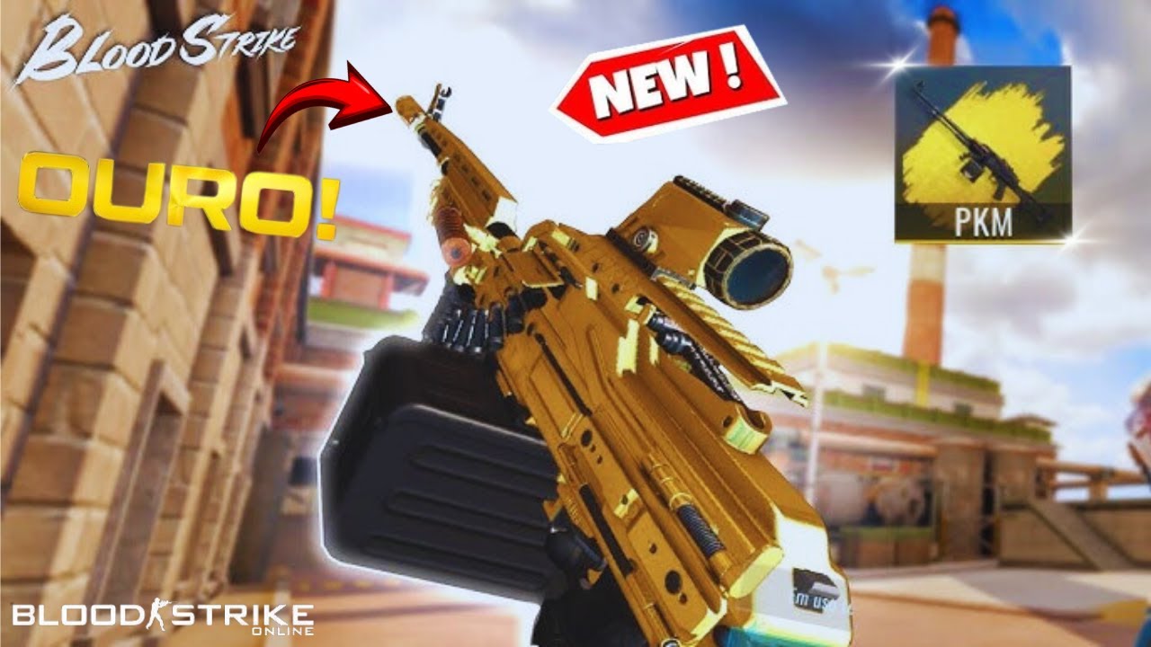 PEGUEI A SKIN DOURADA DA PKM!!! (BLOOD STRIKE) - YouTube