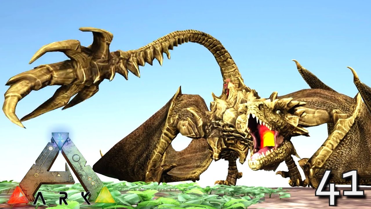 DRAGON KING SMOK GOD OF THE SKY !!! ARK: SURVIVAL EVOLVED GENOMES MEGA ...