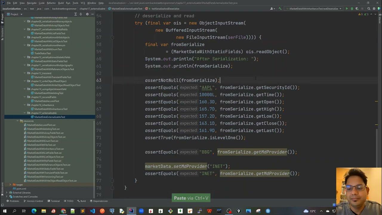 43 - Java Serialization using Externalizable - Unit Test Code Demo ...