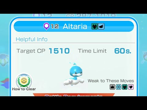 [Pokemon Rumble Rush] Episode 252 - Super Boss #12: Altaria (Castform Sea)