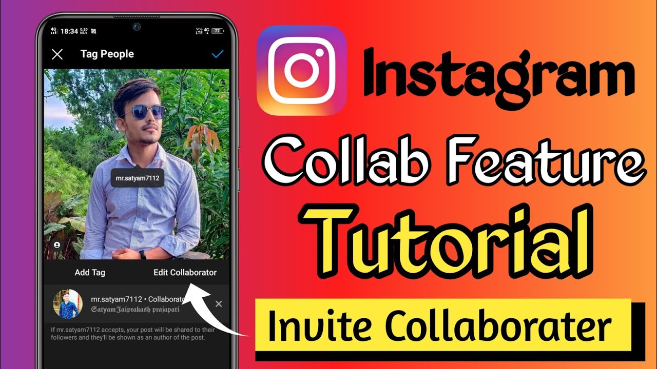 Instagram New Collab Feature Totorial 2021। Instagram Collab। Instagram ...