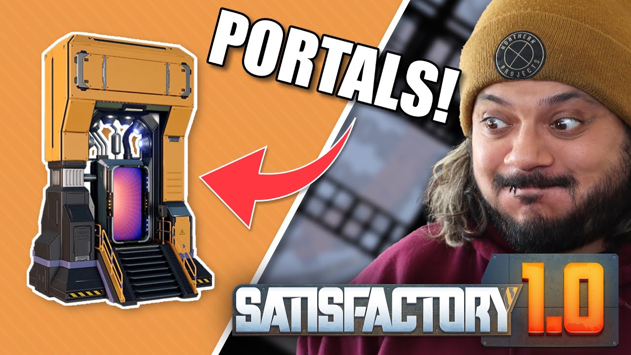 Making a Portal HUB in Satisfactory 1.0 - YouTube