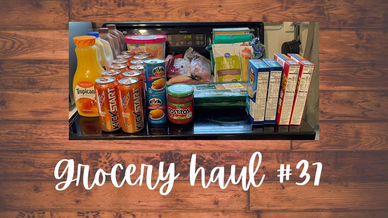 Grocery Haul 37 | Kroger Haul | $200 Haul for a Family of 2 - YouTube