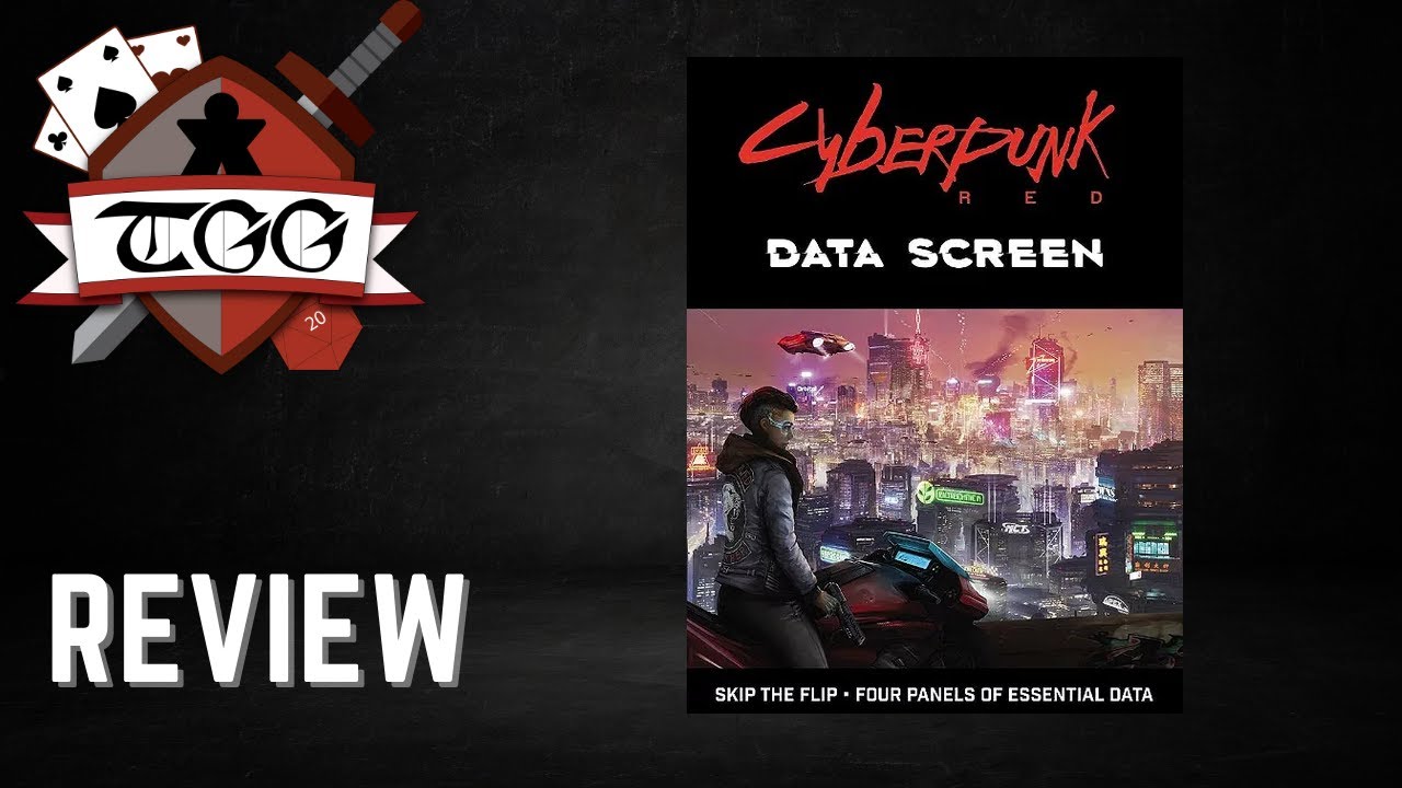 Cyberpunk RED Data Screen Review - YouTube