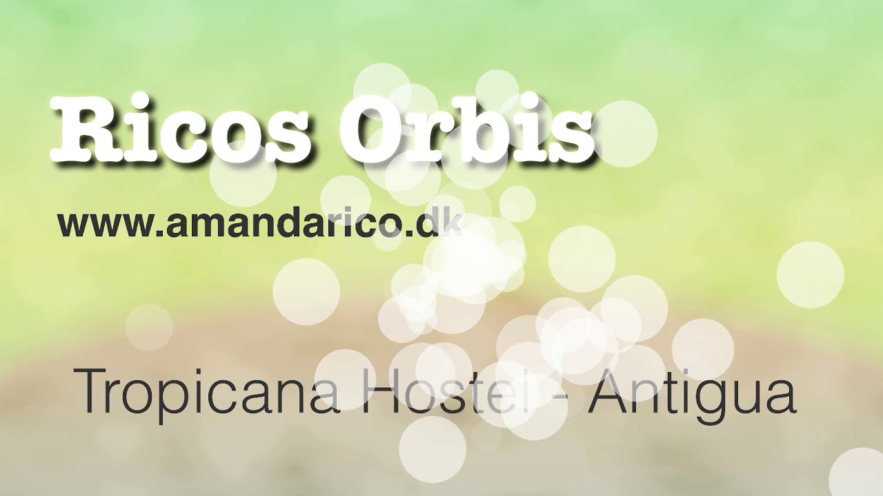 Ricos Orbis - Tropicana Hostel Antigua - YouTube