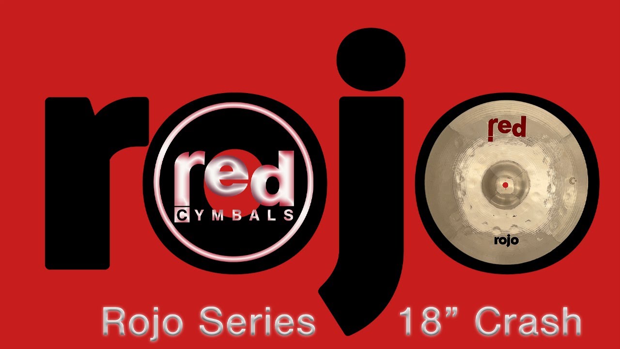 Red Cymbals Rojo 18" Crash - YouTube
