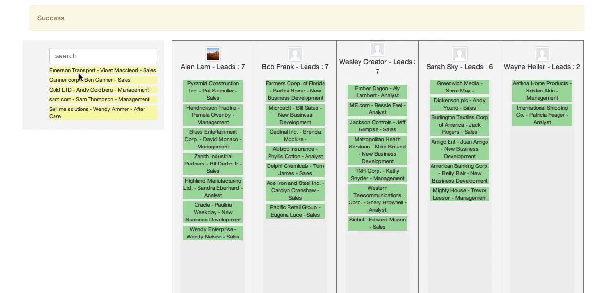 Lead Allocation Drag and Drop - YouTube
