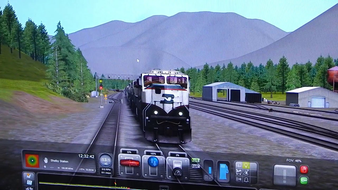 Train Simulator BNSF SD70mac - YouTube