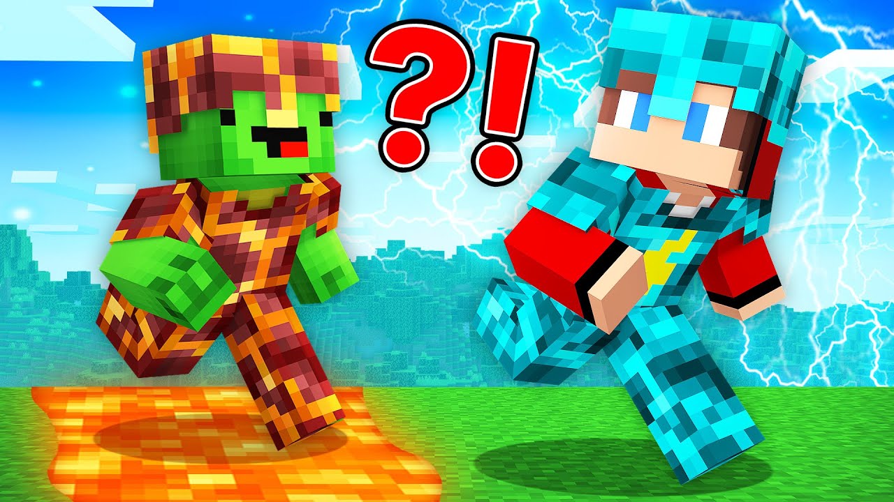 STORM Armor Speedrunner vs VOLCANO Armor Hunter : JJ vs Mikey in ...