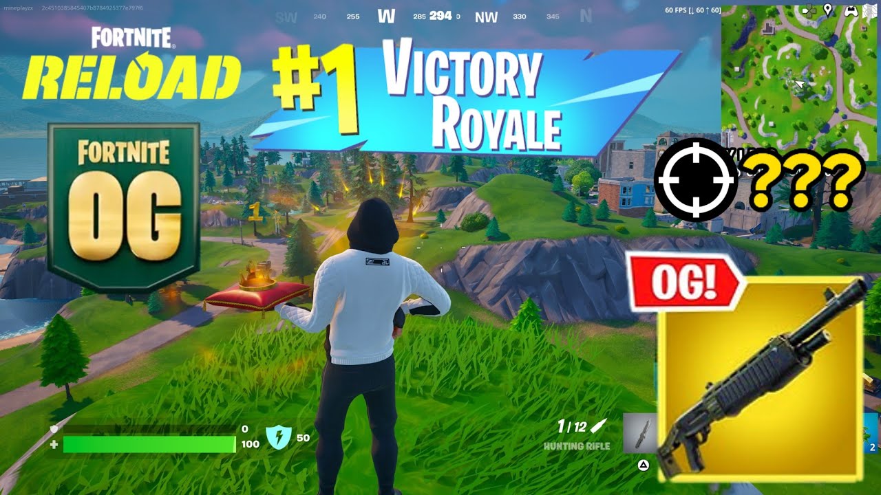 OG Fortnite Reload | LEGENDARY HUNTING RIFLE | High Kill Gameplay | PS5 ...