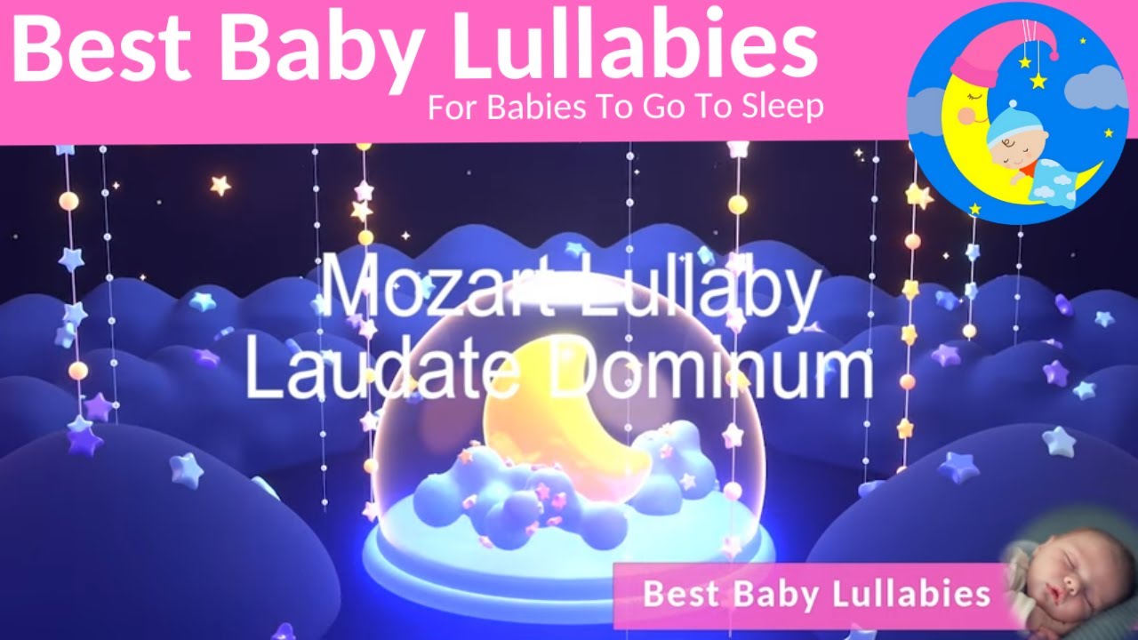 Relaxing Baby Piano Lullaby by MOZART Soft Bedtime Sleep Music LAUDATE ...