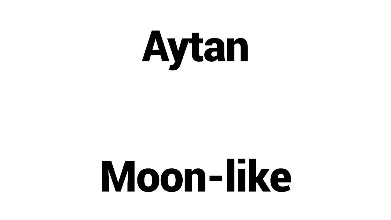 How to Pronounce Aytan! - Middle Eastern Names - YouTube