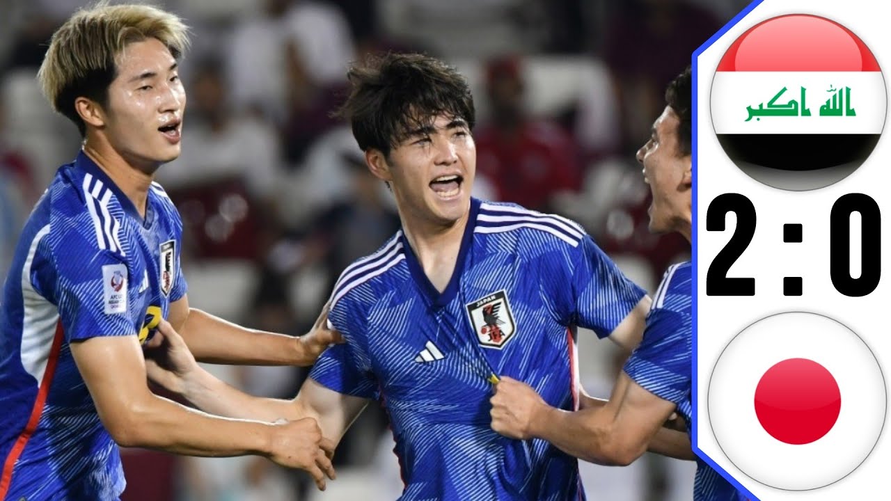 Japan U23 vs Iraq U23 | U23 AFC Asian Cup 2024 | 日本 U23 vs イラク U23 AFC ...