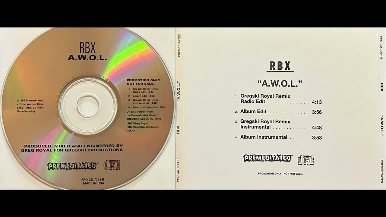RBX (2. A.W.O.L. / Premeditated - Album Version Edit)(Dr. Dre)(Snoop ...