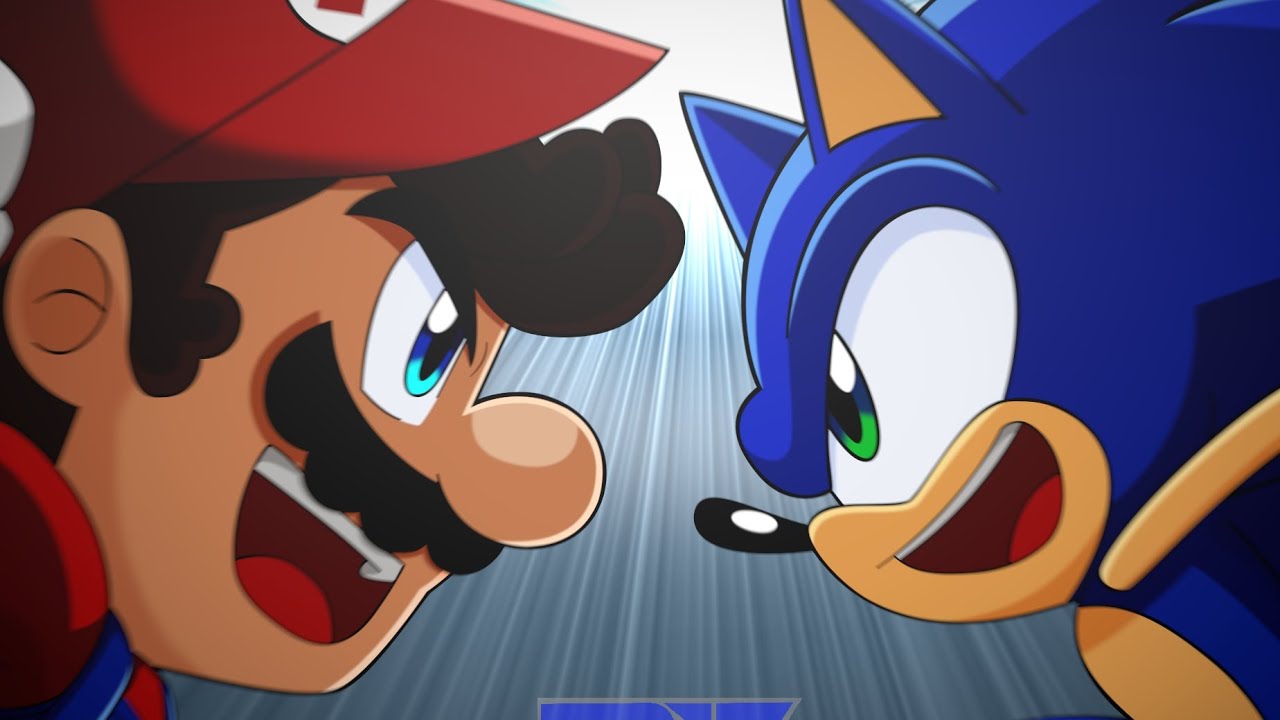 Sonic and mario Match Up @verbalase Remix - YouTube