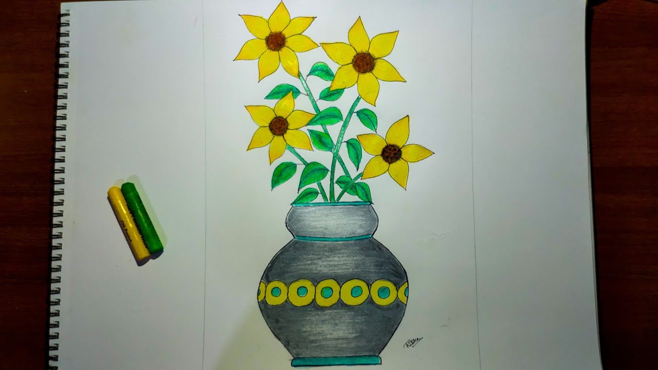 How to flowers pot | step by step - YouTube