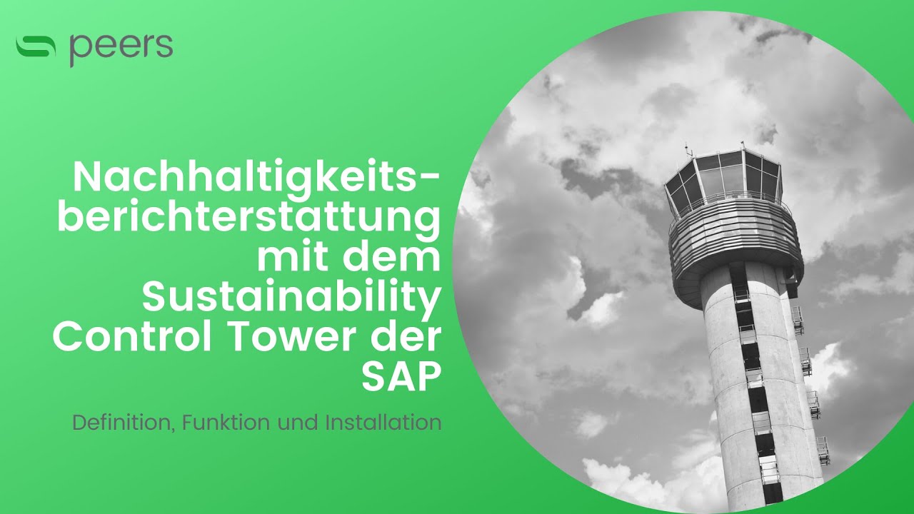 Nachhaltigkeitsberichterstattung mit dem Sustainability Control Tower ...