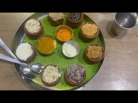 Enjoying Amazing Millet Pongal Platter in Geetham Hotel - YouTube