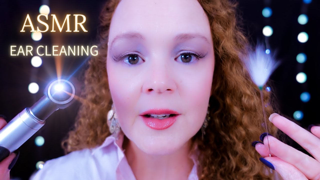 ASMR | Ear Cleaning Roleplay, Soft Spoken | Hearing Test, Crinkly ...