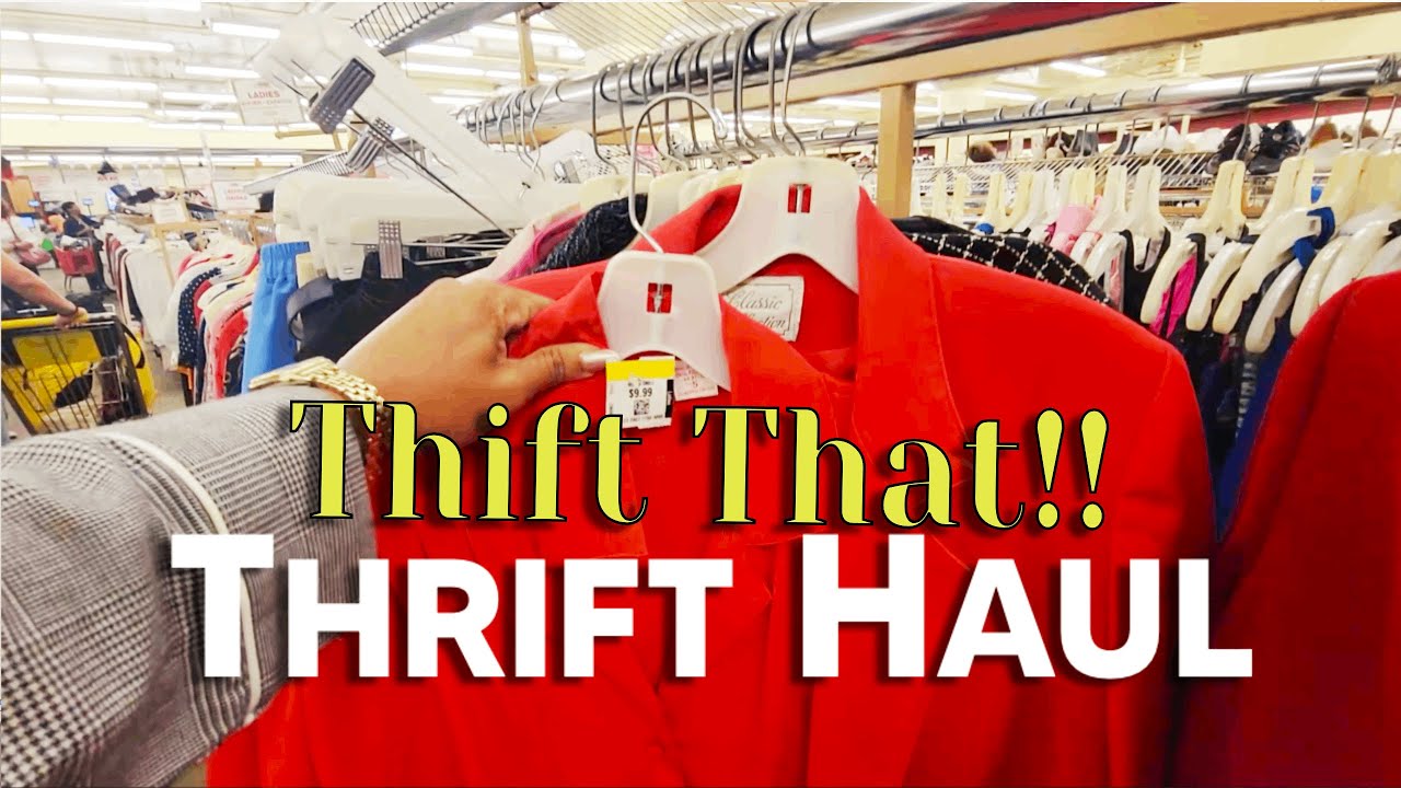 Thrift with Me | HOW TO - Thrift Fall 2023 Fashion Trends | Styling ...