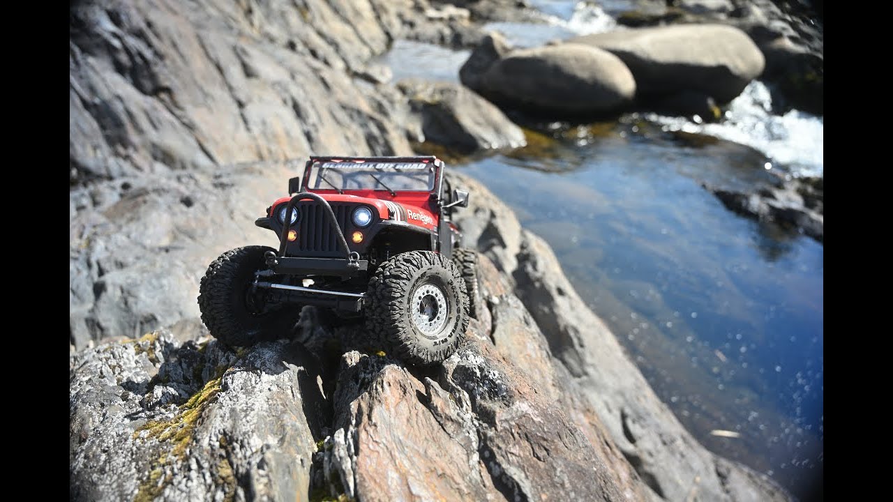 Axial SCX10ⅲ Jeep cj7 Rock crawling - YouTube