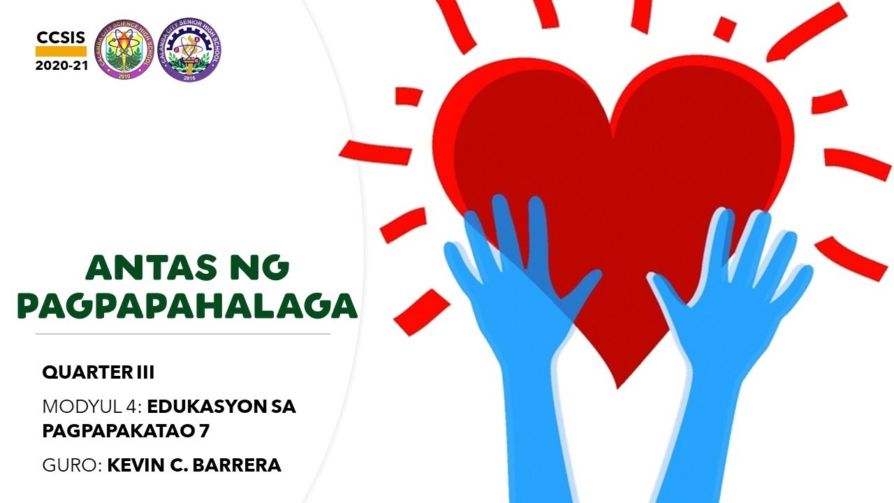 ESP7 Antas ng Pagpapahalaga - YouTube