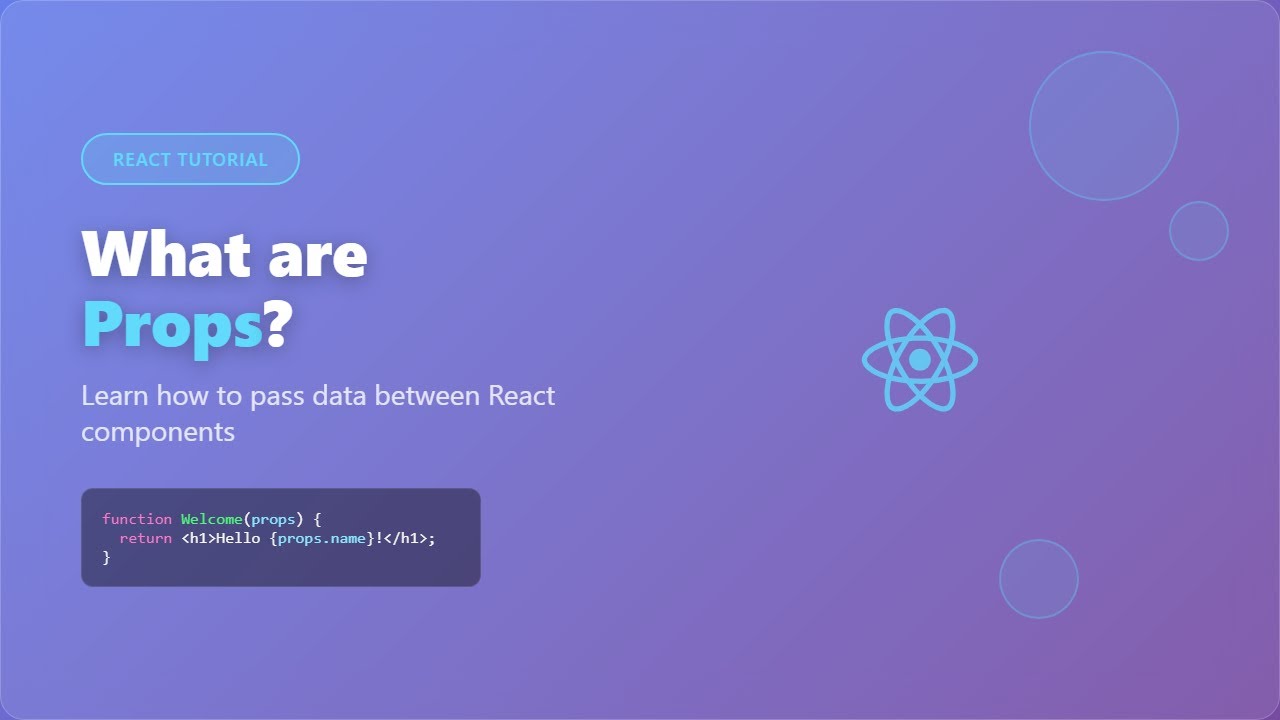 React Props Explained: Beginner's Guide to Passing Data in React 🚀 ...