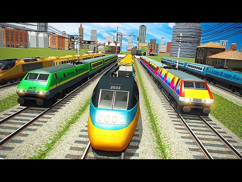 Subway Bullet Train Sim 2022 - Level 17 - YouTube