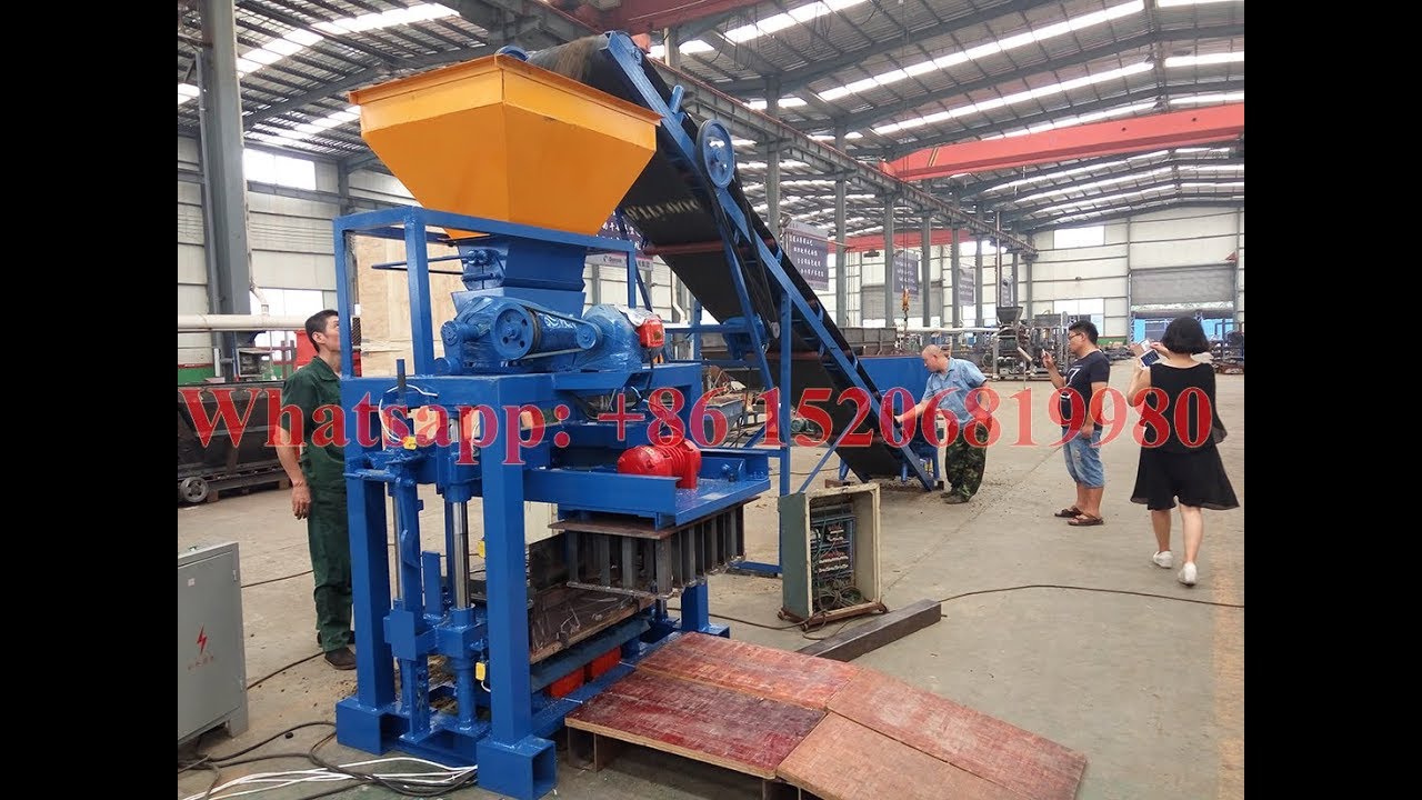 QT40-1 small concrete cement building block making machine for sale for ...