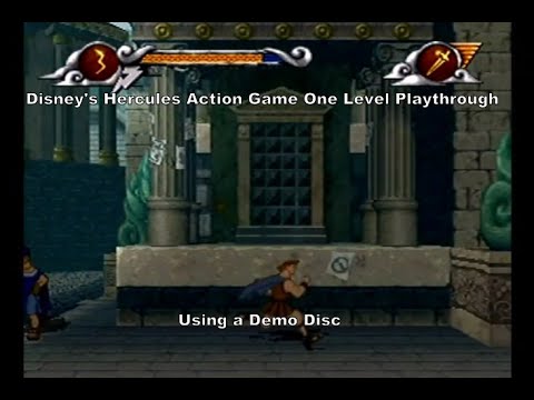 Ps1 Demo Disc 10: Disney's Hercules Action Game One Level Playthrough ...