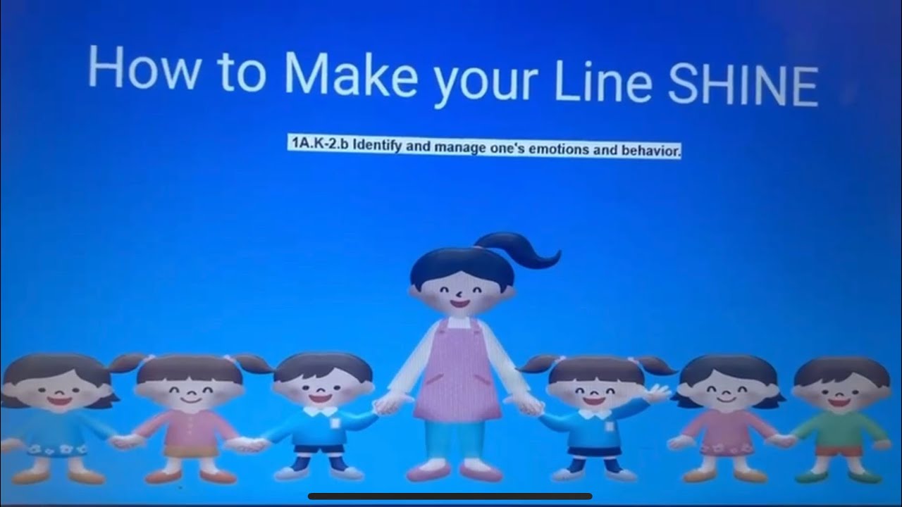 How to Make Your Line Shine! Lessons on How To Teach Your Kids To Line ...