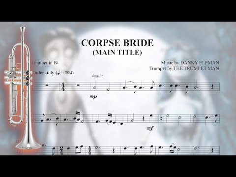 Corpse Bride: Main Title - Bb Trumpet Sheet Music - YouTube